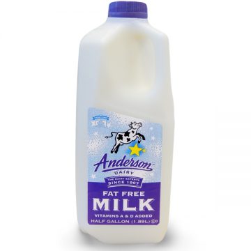 Vitamin D Milk - Anderson Dairy